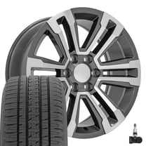 OE Wheels DG15 20 Inch Rims and Tires Fit Hellcat Style 5x115 20x9 ...