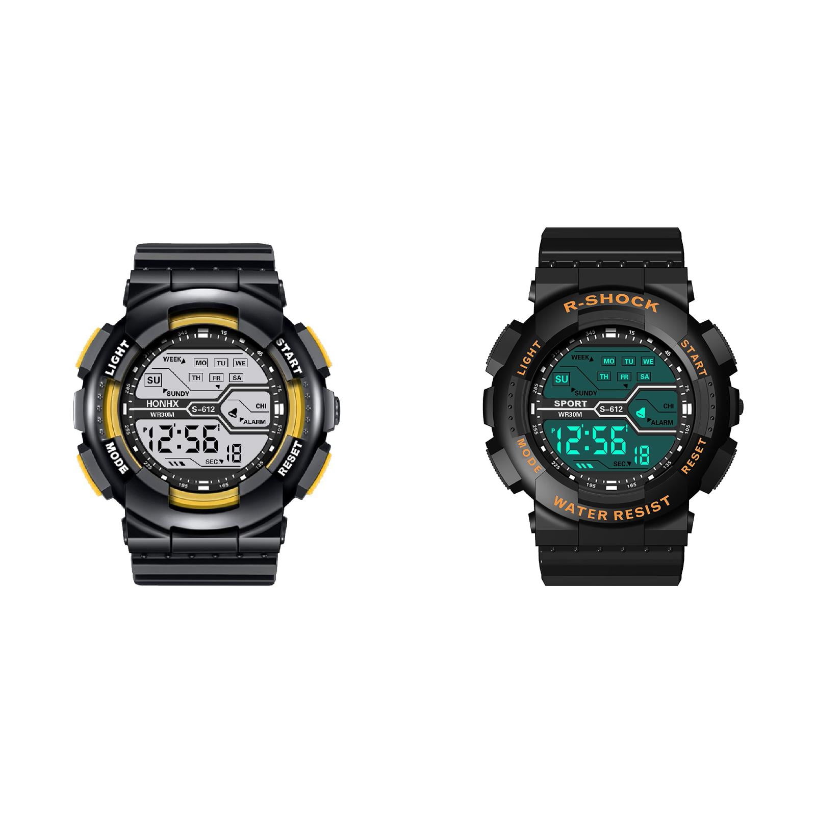 Click here for (2-Pack) Rinsvye Mens Sport Wrist Camping Watches... prices