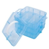 Casewin 3-Tier Transparent Stackable Adjustable Compartment Slot ...