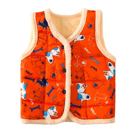 Jasmine Kid Girl Boy Cartoon Cotton Vest Warm Outerwear Winter Clothes ...
