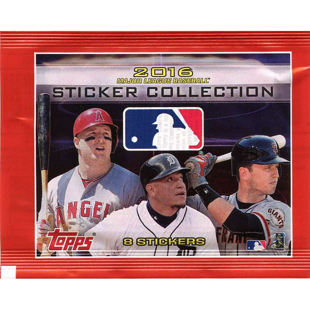 2016 MLB Sticker Collection Pack - Walmart.com - Walmart.com