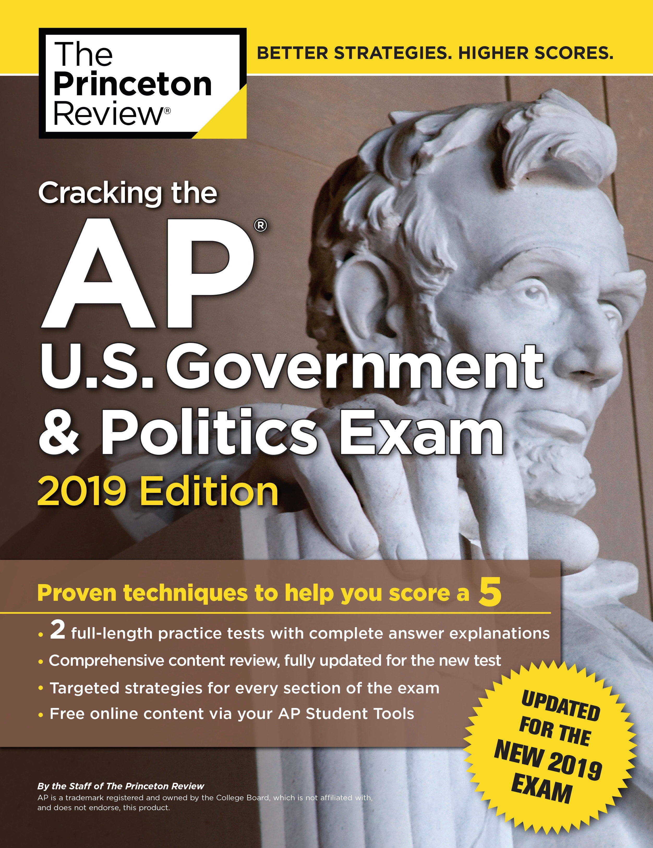 Cracking the AP U.S. Government & Politics Exam, 2019 Edition : Revised ...