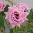 7 Head Crimped Roses Artificial Flowers | Silk Wedding Corsage & Home ...