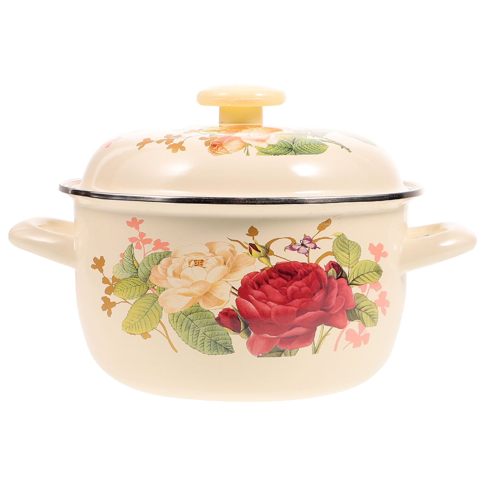 Click here for Etereauty Enamel Stockpot Vintage Cooking Pot Doub... prices