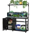 Premium 55-75 Gallon Fish Tank Stand with Durable Metal Framework ...