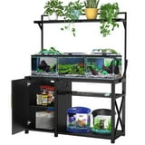 Premium 55-75 Gallon Fish Tank Stand with Durable Metal Framework ...