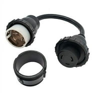 Marine 125v 30 Amp Female to 125/250v 50 Amp Male shore power pigtail ...