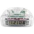 Equity 31008 Small Clear Battery-Operated LCD Bedside Alarm Clock ...