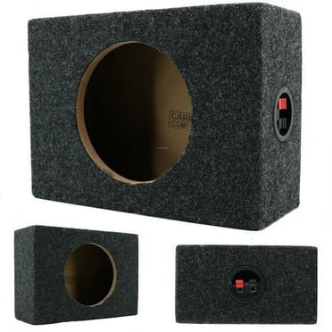 Set of Two 6x9" Slanted Angled Speaker Box Enclosure 1/2" MDF Charcoal ...