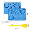 Zilly Slow Feeder Dishwasher Safe Silicone Lick Mat for Dogs and Cats ...