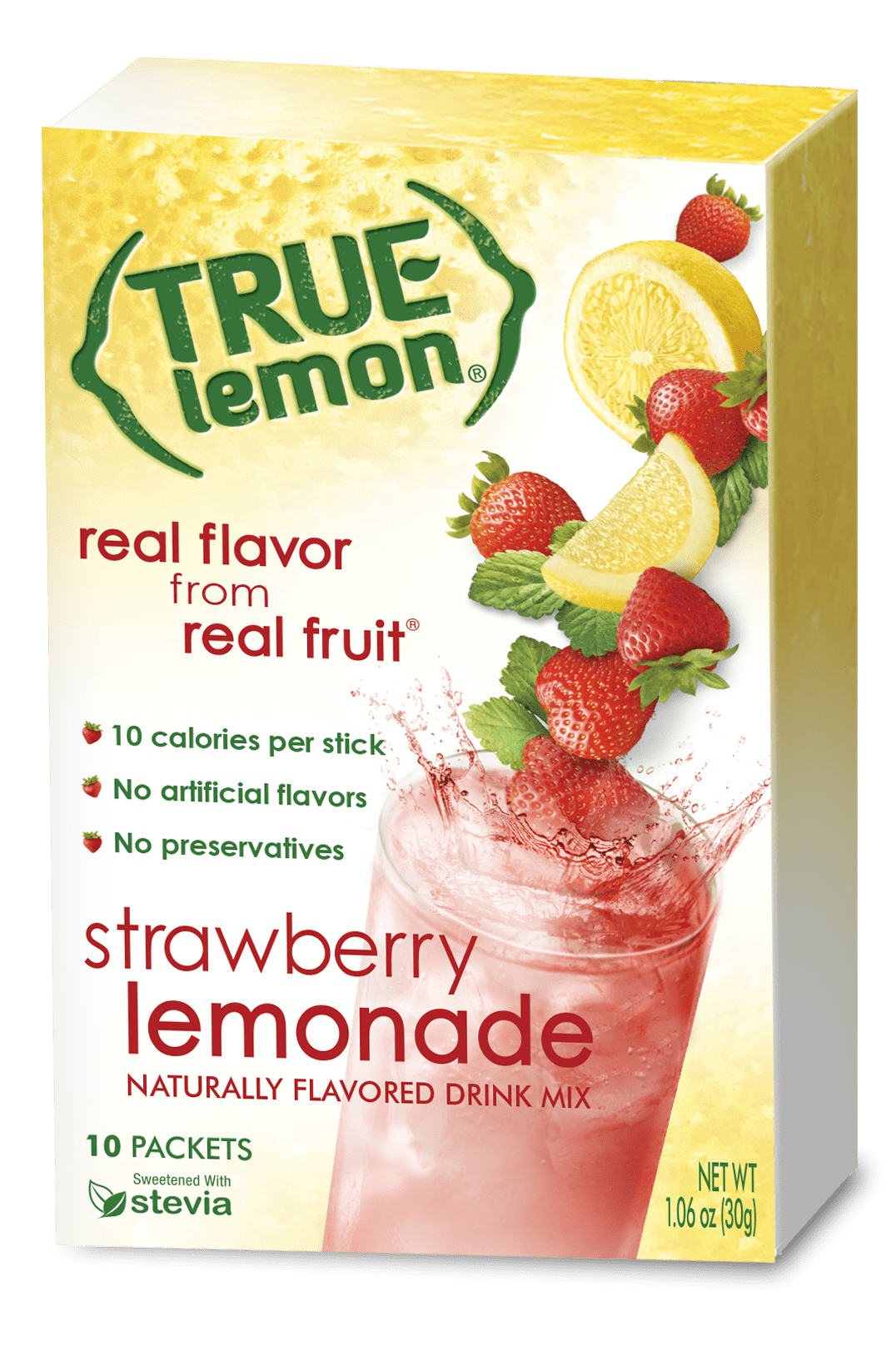 True Lemon Strawberry Lemonade (Pack of 6) - Walmart.com