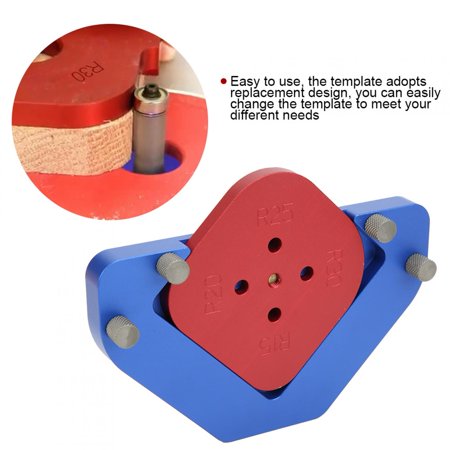 AMONIDA Woodworking Arc Positioning Template, Round Corner Radius Quick ...