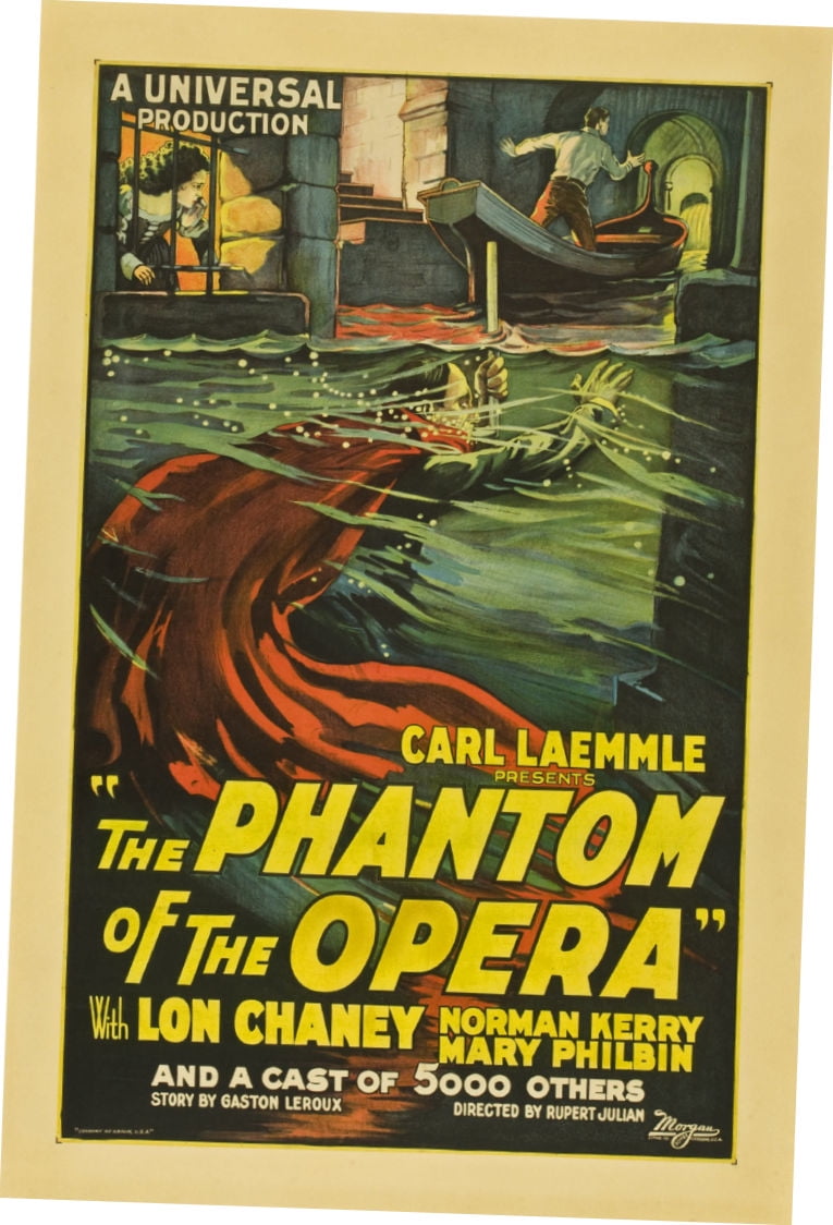 Phantom Of The Opera Movie Poster 24In x36In Art Poster 24x36 Multi ...