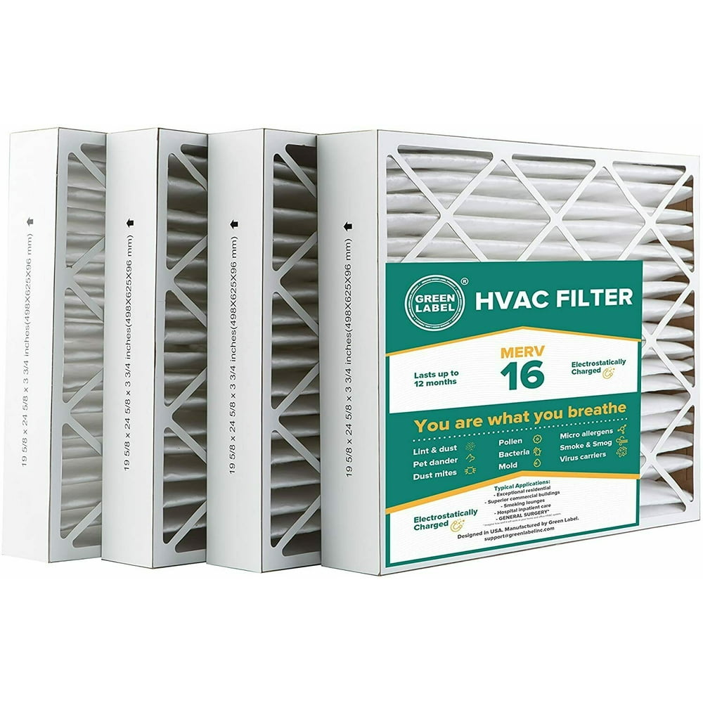 Green Label HVAC Air Filter 20x25x4 AC Furnace Air Ultra Cleaning green-label-hvac-air-filter-20x25x4-ac-furnace-air-ultra-cleaning