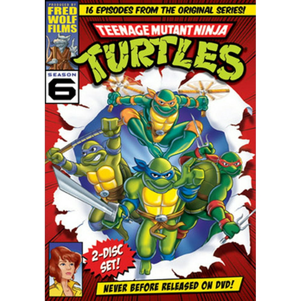 Teenage Mutant Ninja Turtles: Season 6 (DVD) - Walmart.com - Walmart.com
