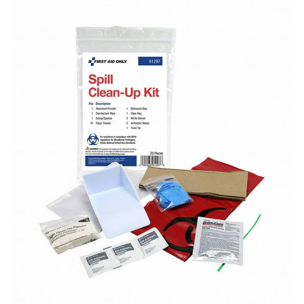 First Aid Only 579-91297 Bodily Fluid Spill Cleanup Kits - Walmart.com