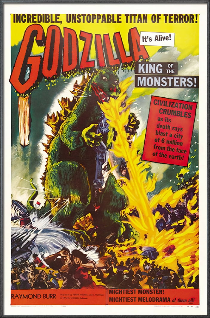 Godzilla - Framed Movie Poster (Classic Godzilla - King Of Monsters ...