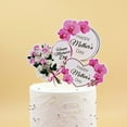 Wovilon Cake Decoration Ribbon Bouquet Flowers Mother'S Day Cake Insert ...
