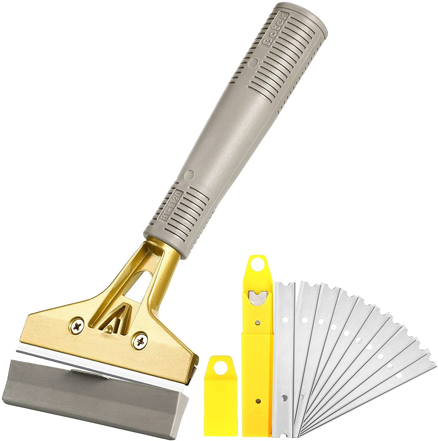 21 Pieces Blade Scraper 4 Inch Scraper Tool with 20 Pieces Replacement ...