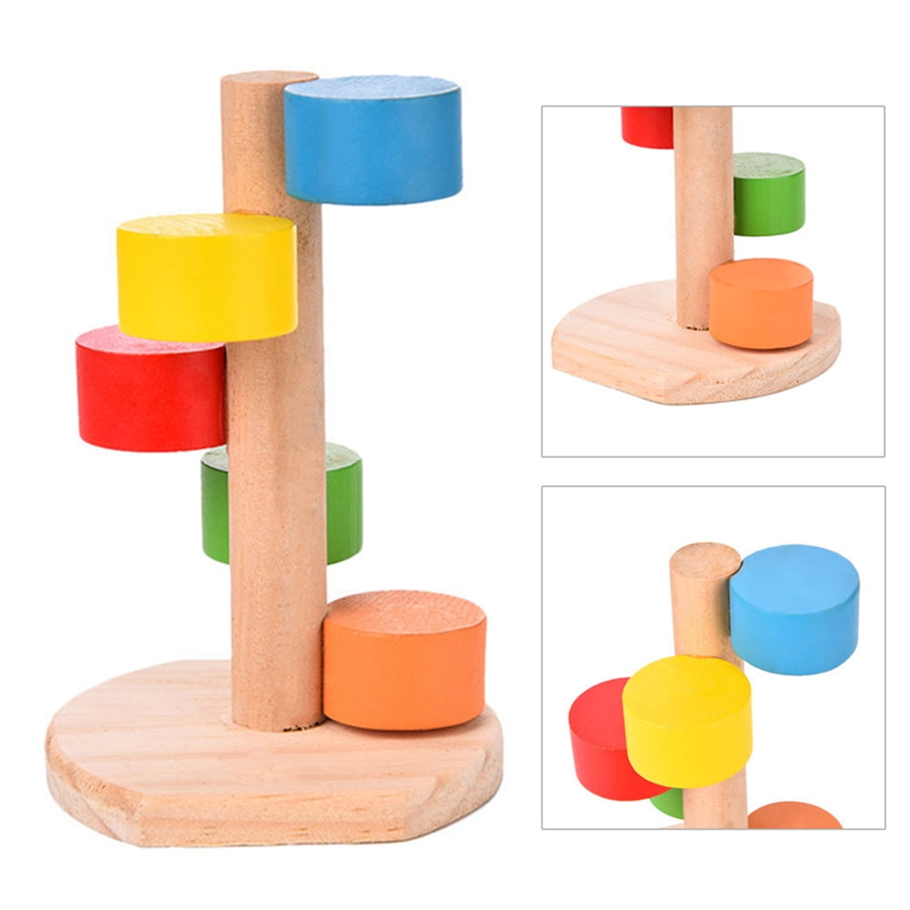 Multicolor Hamster Platform - Parrot Springboard Climbing Ladder ...