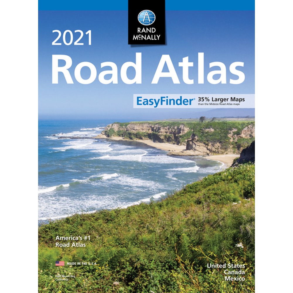 Rand Mcnally 2021 Easyfinder Midsize Road Atlas (Paperback) - Walmart ...