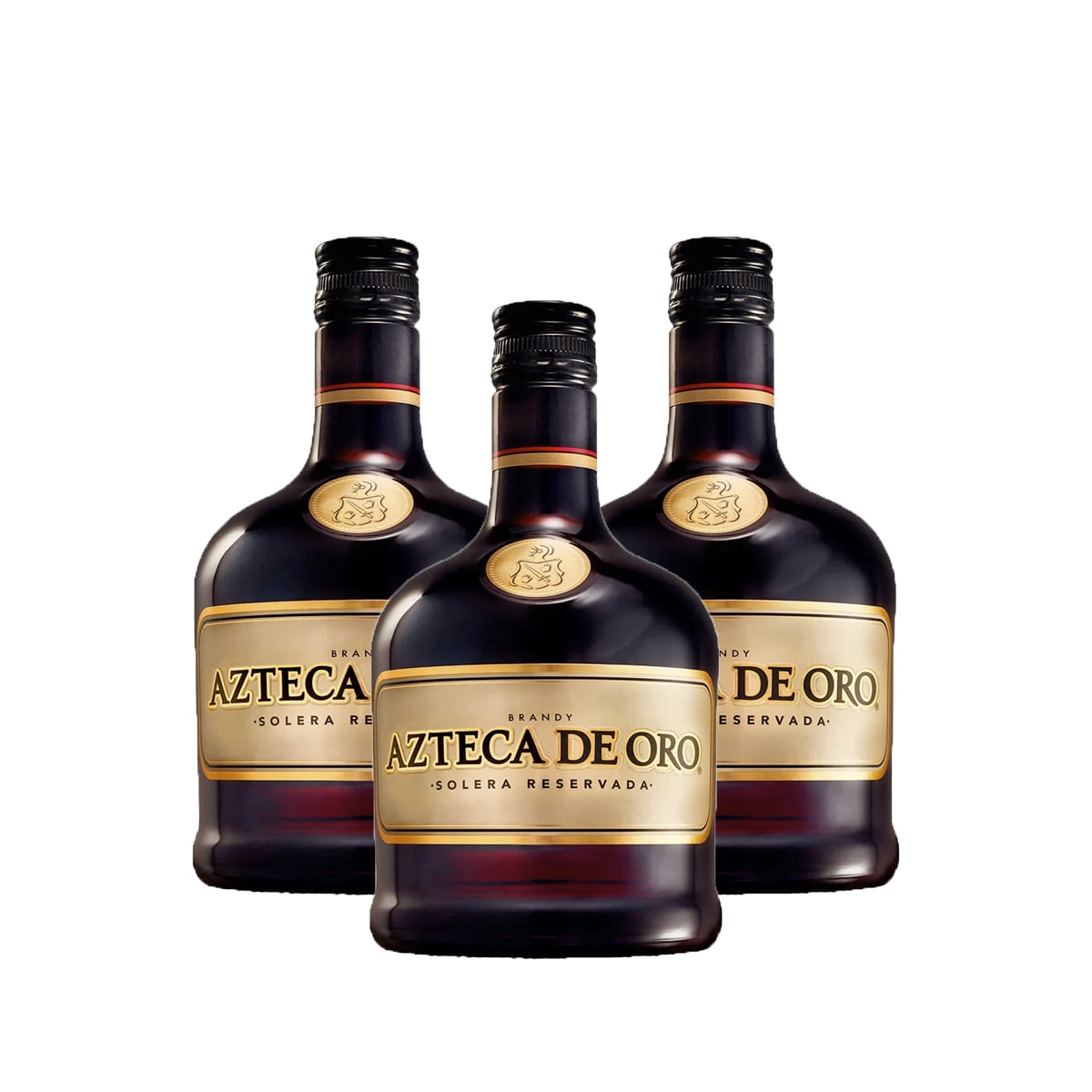 PACK DE 3 BRANDY AZTECA DE ORO 700 ML | Bodega Aurrera en línea