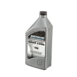 Quicksilver SAE 90 High Performance Gear Lube for Mercury Marine Engines, Boat Outboard Motor ...
