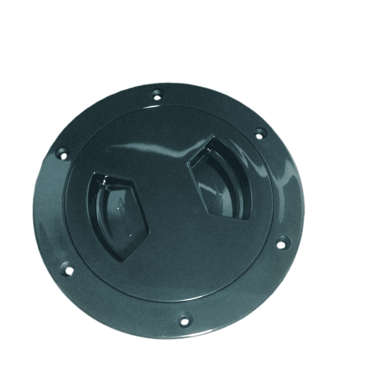 Pactrade Marine Boat Black Plastic Deck Plate 4"D Waterproof Inspection ...