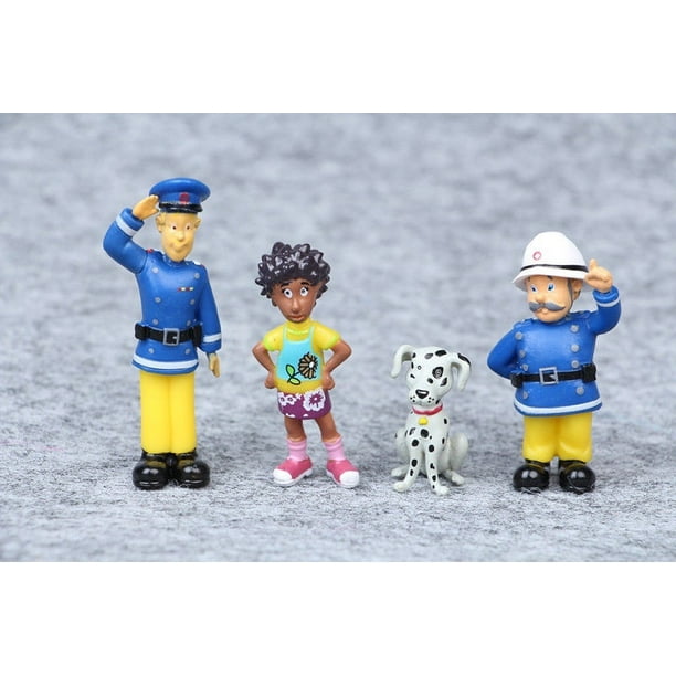 12Pcs/Set Fireman Sam Action Figure Toys Playset PVC Dolls Kids ...