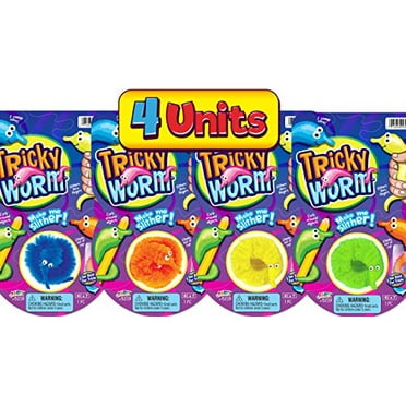Walmart Original 30 Pcs Magic Twisty Fuzzy Wiggly Worms, Wiggle Fidget ...