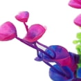 BESTYASH 2 Pcs Purple Plastic Aquarium Landscaping Reptile Tank Decor ...