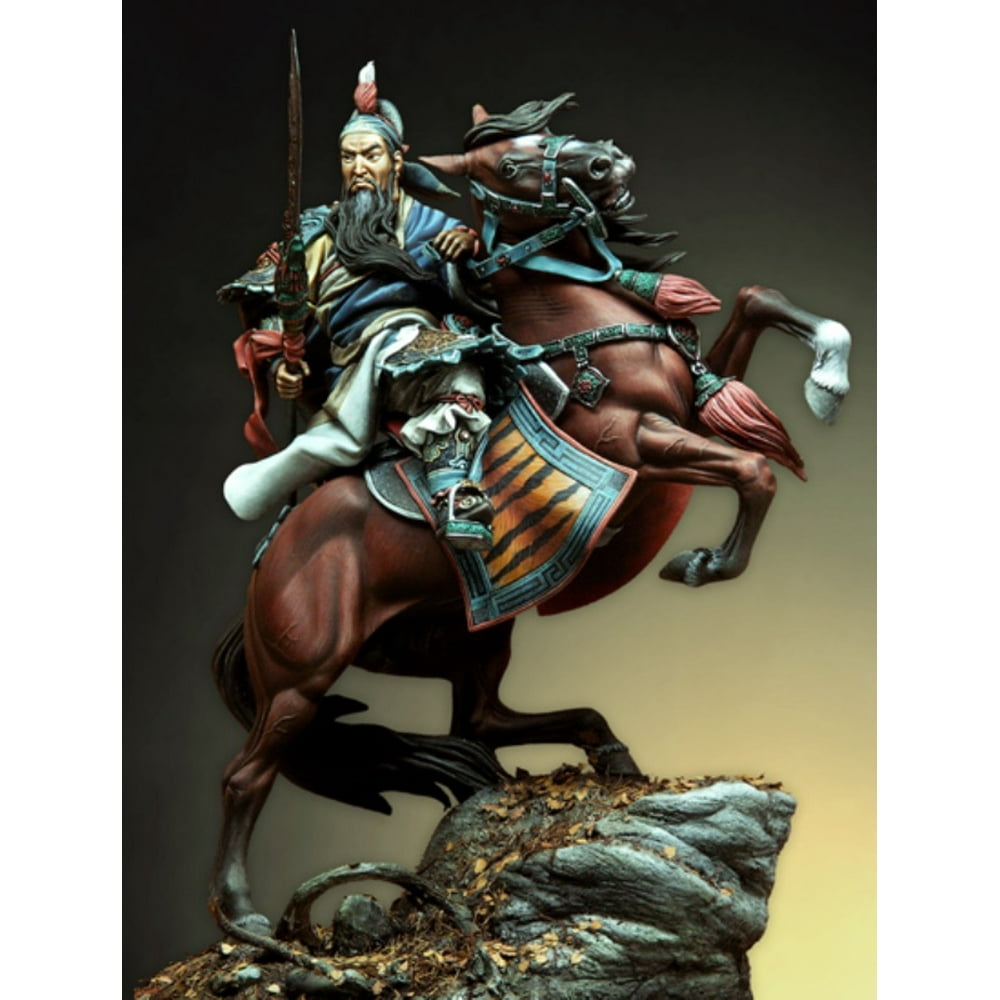 Pegaso Models 90mm Guang Yu Chinese General White Metal Figure Kit #90 ...
