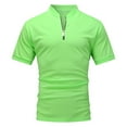 B91xZ Shirts For Men Mens Casual Solid Zipper Stand Collar Blouse Short ... B91xZ Shirts For Men Mens Casual Solid Zipper Stand Collar Blouse Short ...