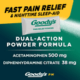 Goody's PM For Pain with Sleeplessness Nighttime Powder, Sleep Support ...