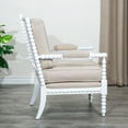 DTY Indoor Living Silverthorne Spindle Chair,White/Beige - Walmart.com