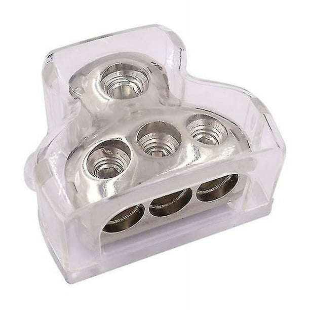 Power Distribution Block, 1x0ga In 3x4ga Out, 3 Way Power Distribution ...