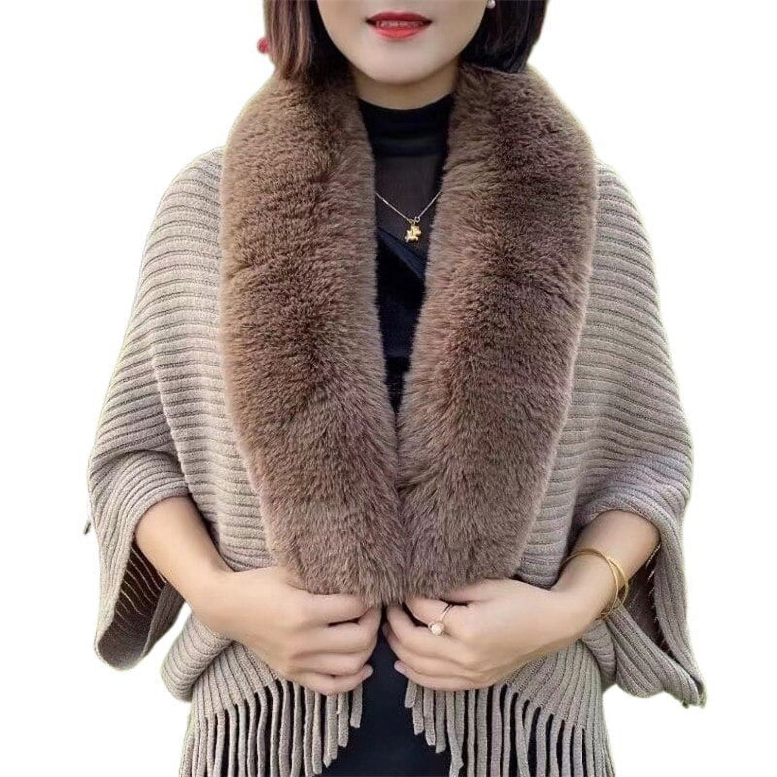 Click here for Generic Poncho Sweater For Women Autumn Winter Fau... prices