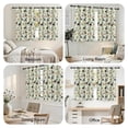 Australian Shepherd and Floral Blackout Curtains,Triple Weaved Fabric ...