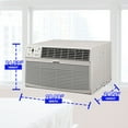 HomePointe 8000 BTU Through the Wall Air Conditioner with Remote ...
