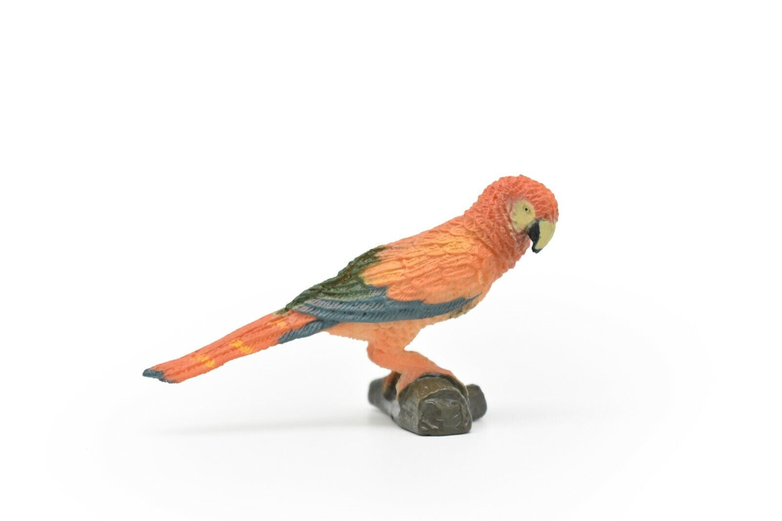 Parrot, Rose, Bird, Very Realistic Rubber Figure, Model, Hand Painted ...