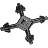 Depato 4 in 1 Drill Chuck Key, 45# Steel Multifunctional Chucks Key, 4 ...