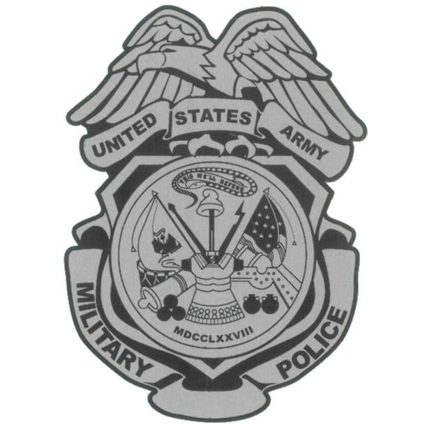 Military Police Badge Decal - Veteran Owned Business - Walmart.com