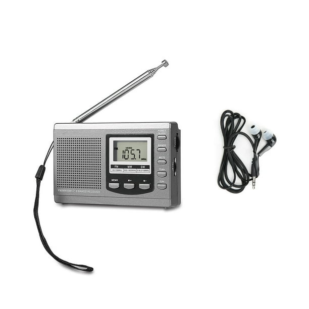 Mini radio, mini radios portátiles FM/MW/SW Radio portátil de MW ...