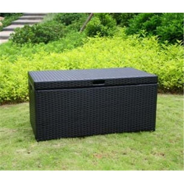 Jeco Inc. Outdoor 70 Gallon Wicker Deck Storage Box - Walmart.com Jeco Inc. Outdoor 70 Gallon Wicker Deck Storage Box - Walmart.com