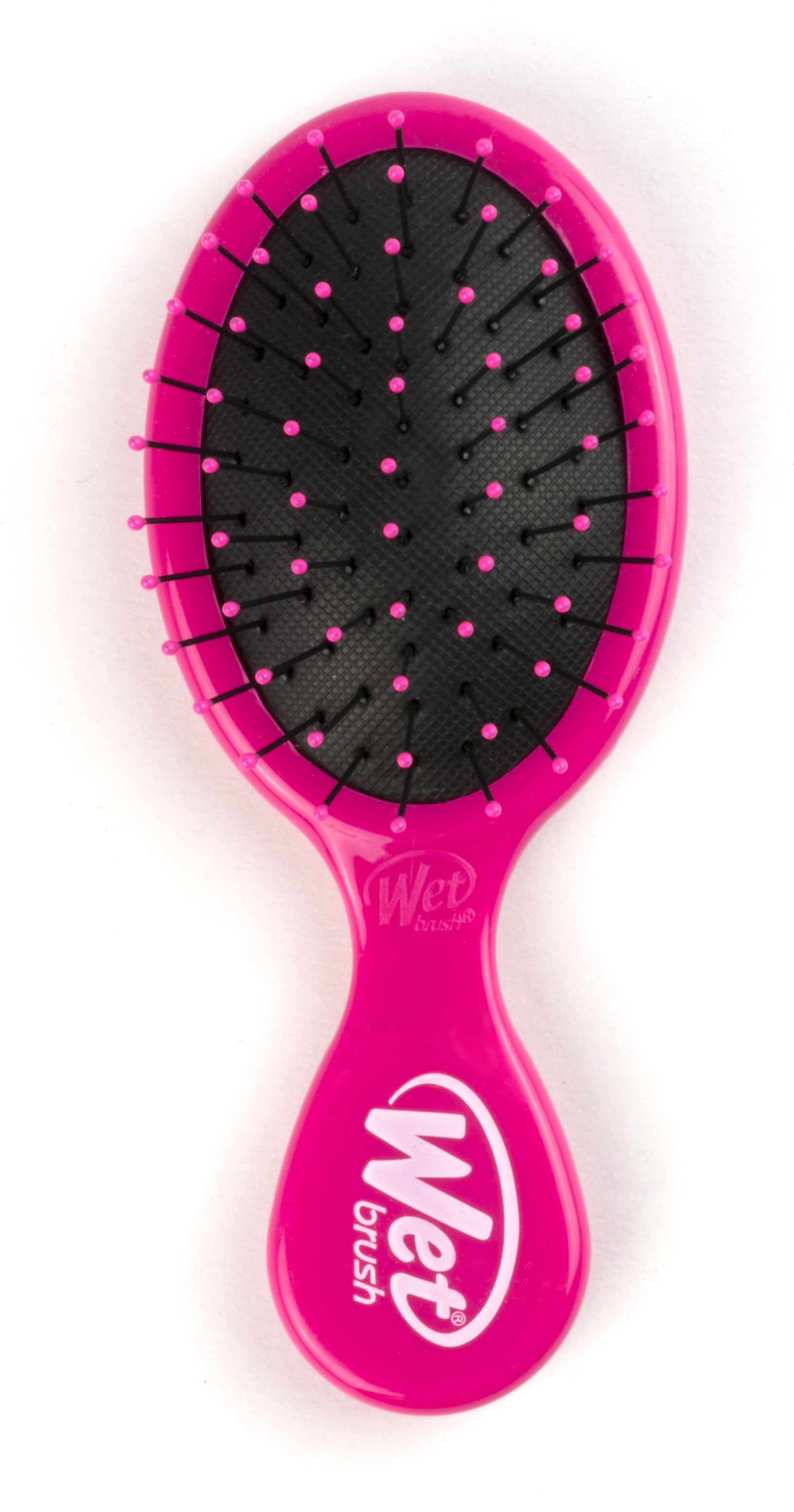 Wet Brush Mini Detangler Hair Brush with IntelliFlex Bristles, Pink ...