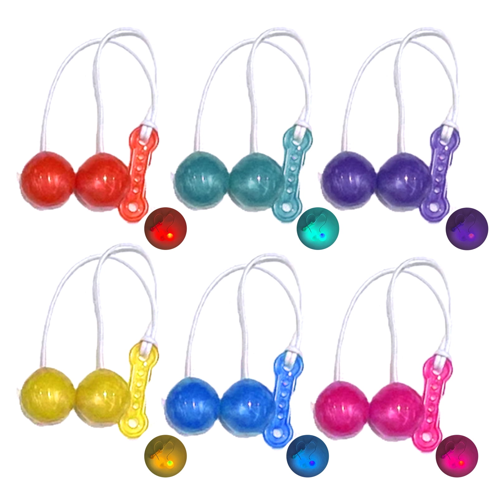 6 stk. Pro-Clackers bold aflastning legetøj til børnefest B | Fyndiq