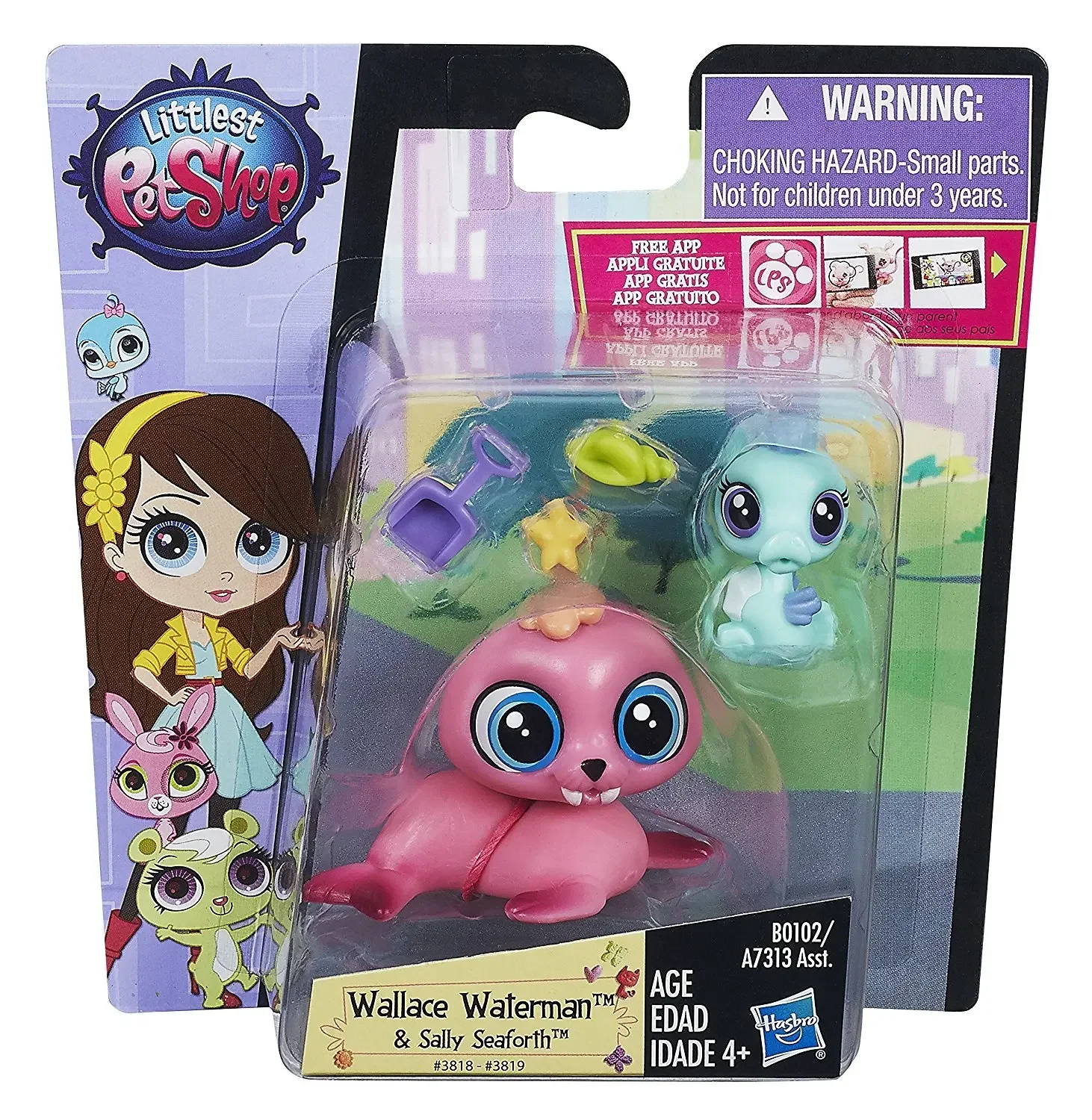 Hasbro Littlest Pet Shop figuras de acción LPS Cat Dog Monkey Animal ...