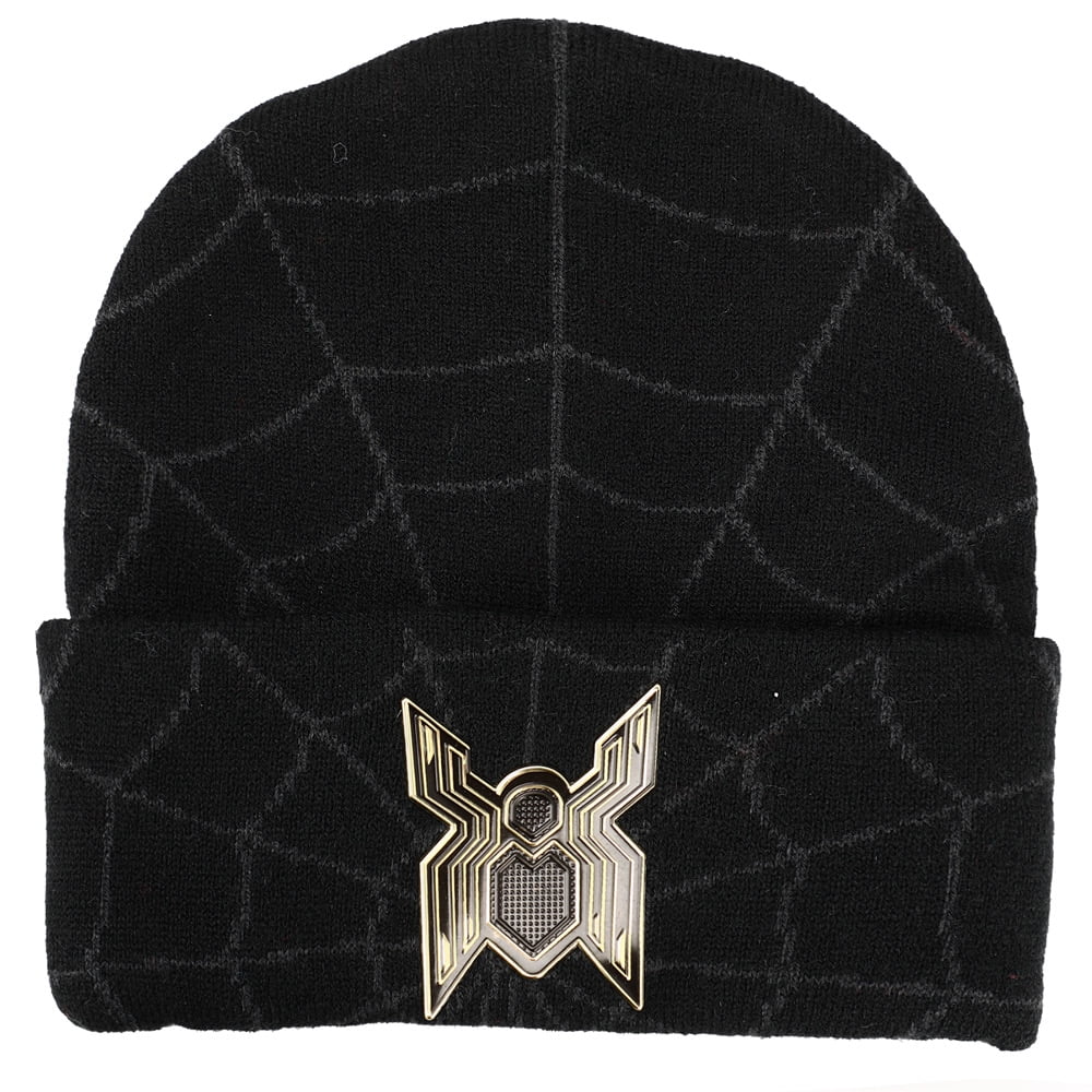 Buy Spider-man No Way Home 3D Gold Cuff Knit Hat Online at Lowest Price ...