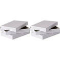Fifth Ave Large Size Plain White Robe Gift Boxes (Pack of 6) - Walmart.com