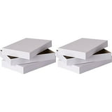 Fifth Ave Large Size Plain White Robe Gift Boxes (Pack of 6) - Walmart.com